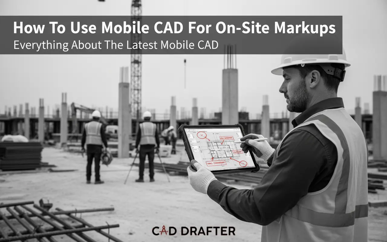 How To Use Mobile CAD For On-Site Markups